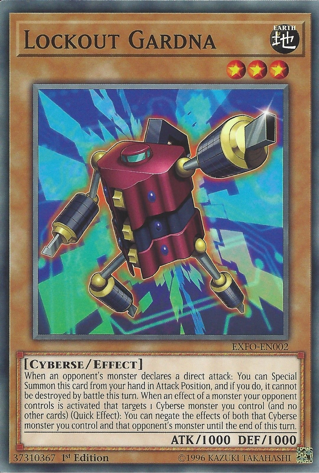 Lockout Gardna | Yu-Gi-Oh! Wiki | Fandom