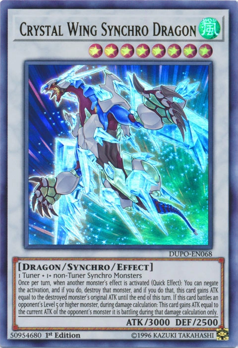 Crystal Wing Synchro Dragon | Yu-Gi-Oh! Wiki | Fandom