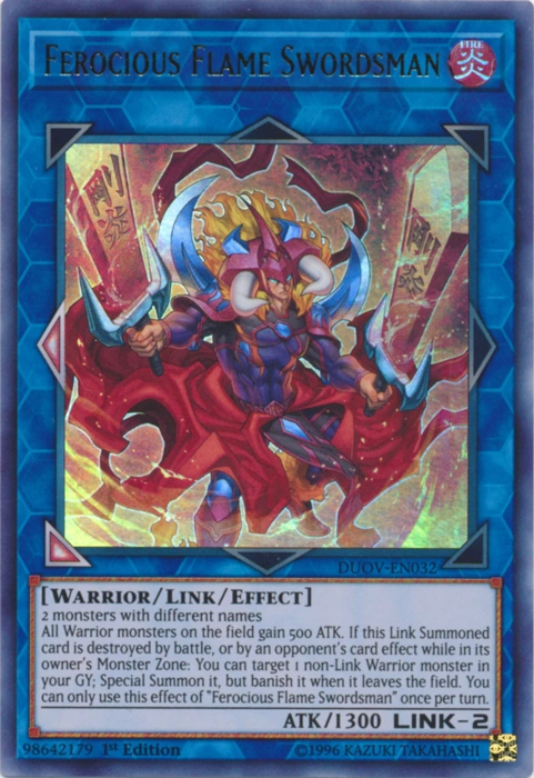 Card Gallery:Ferocious Flame Swordsman | Yu-Gi-Oh! Wiki | Fandom