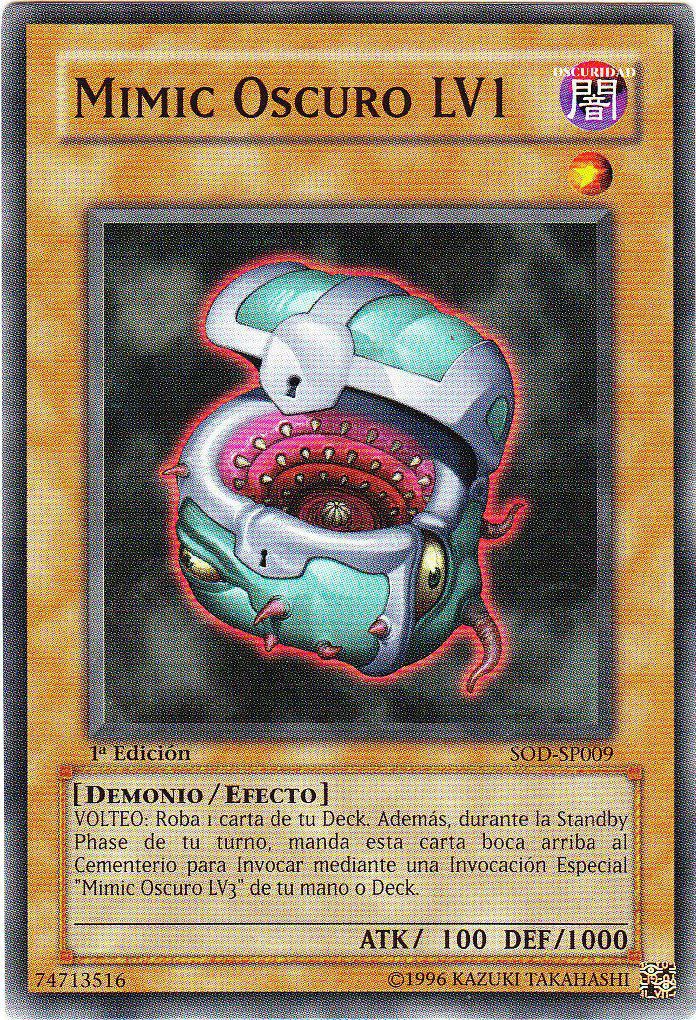 Card Gallery:Dark Mimic LV1 | Yu-Gi-Oh! Wiki | Fandom