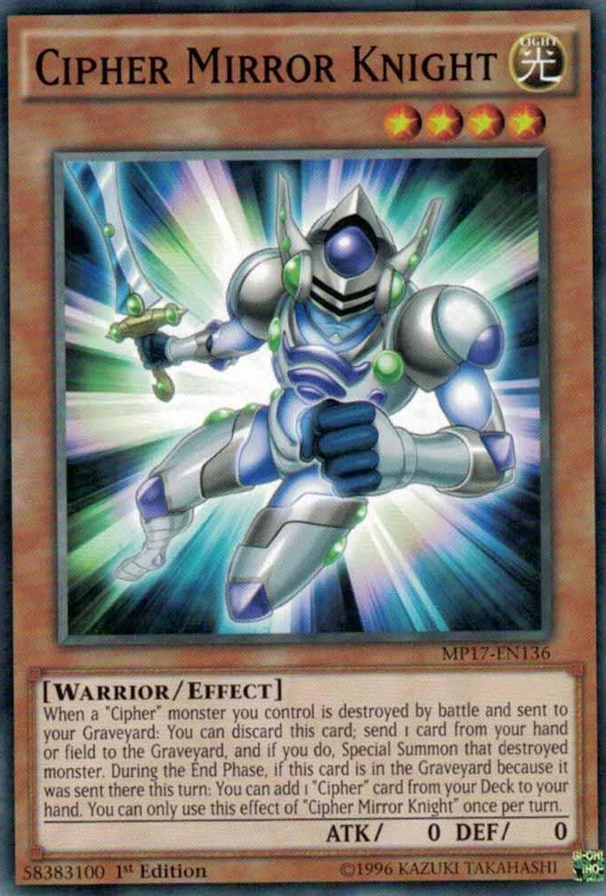 Cipher Mirror Knight | Yu-Gi-Oh! Wiki | Fandom