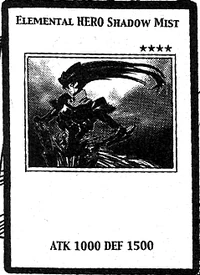Elemental Hero Shadow Mist (manga) | Yu-Gi-Oh! Wiki | Fandom