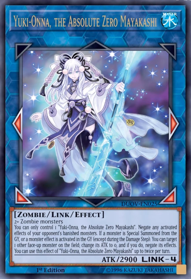 Yuki-Onna, the Absolute Zero Mayakashi | Yu-Gi-Oh! | Fandom