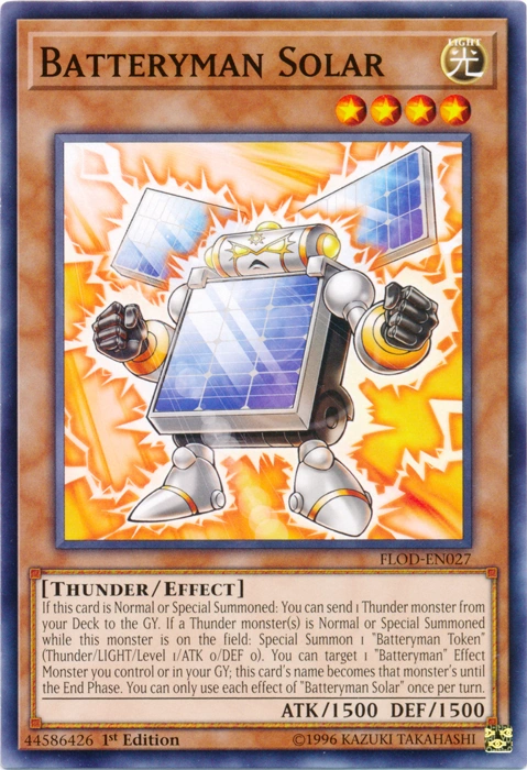 Batteryman Solar | Yu-Gi-Oh! Wiki | Fandom