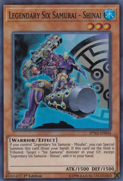 Legendary Six Samurai - Shinai | Yu-Gi-Oh! Wiki | Fandom