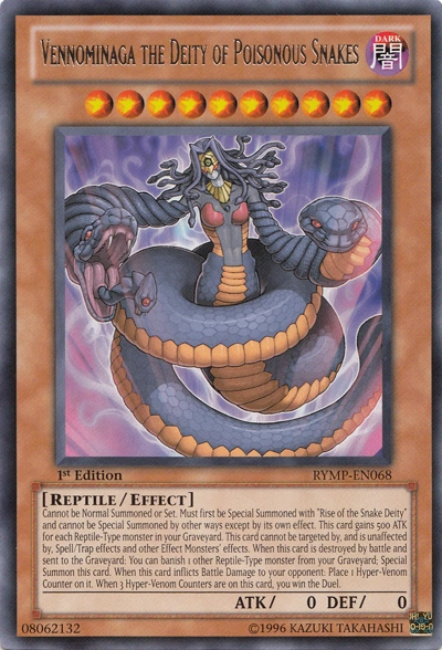 Vennominaga the Deity of Poisonous Snakes | Yu-Gi-Oh! Wiki | Fandom