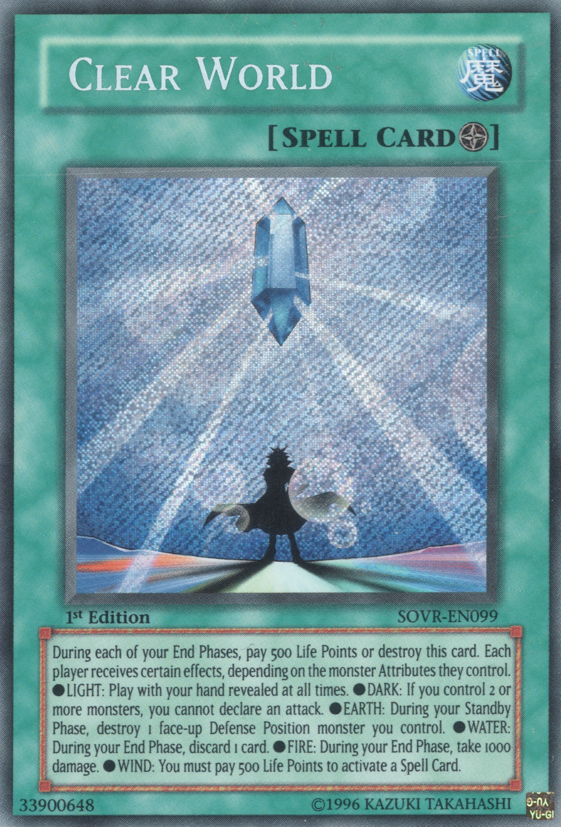 Card Errata:Clear World | Yu-Gi-Oh! Wiki | Fandom