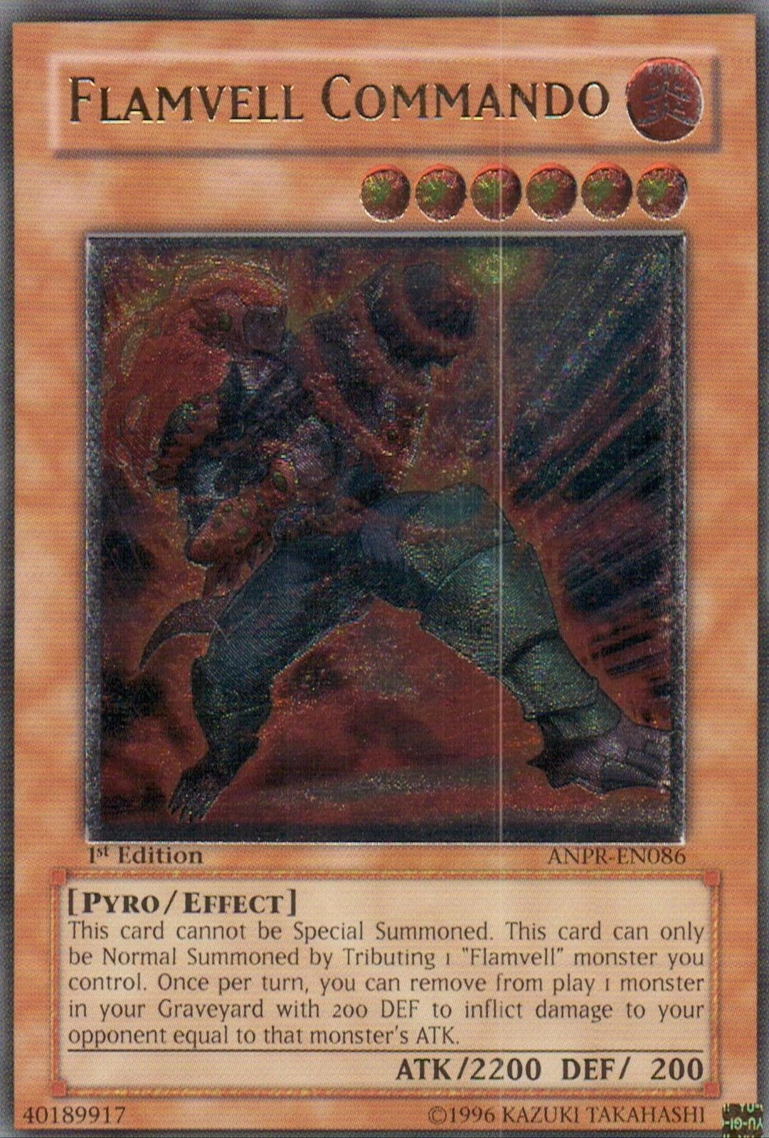 Card Gallery:Flamvell Commando | Yu-Gi-Oh! | Fandom