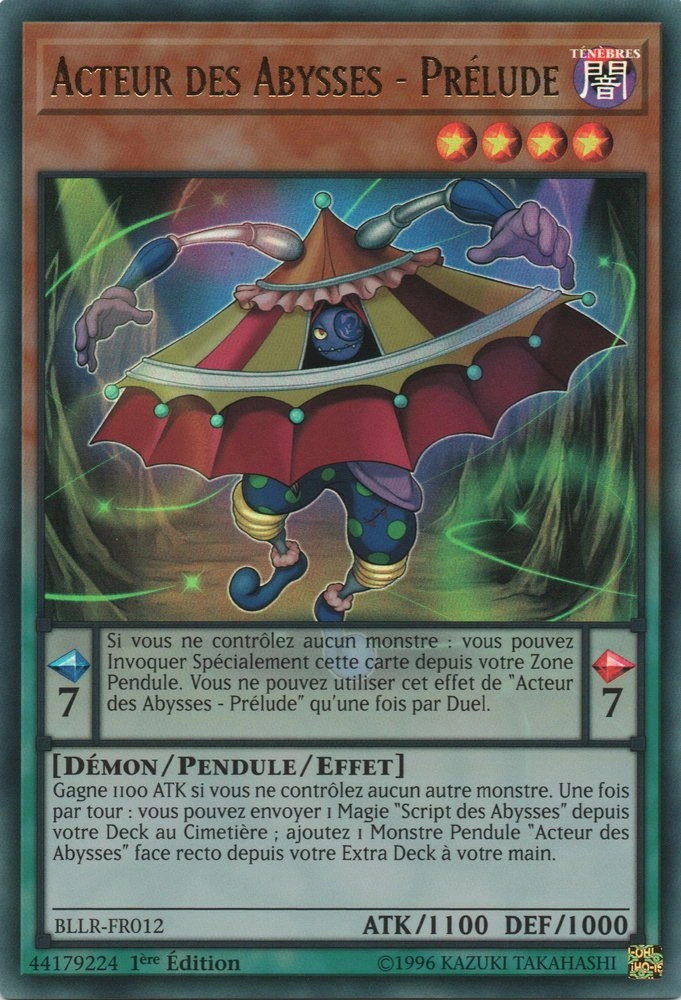 Card Gallery:Abyss Actor - Curtain Raiser | Yu-Gi-Oh! | Fandom