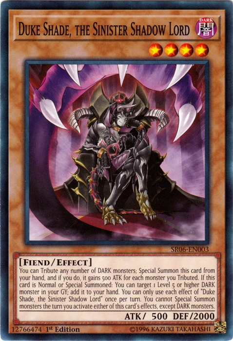 Duke Shade, the Sinister Shadow Lord | Yu-Gi-Oh! Wiki | Fandom
