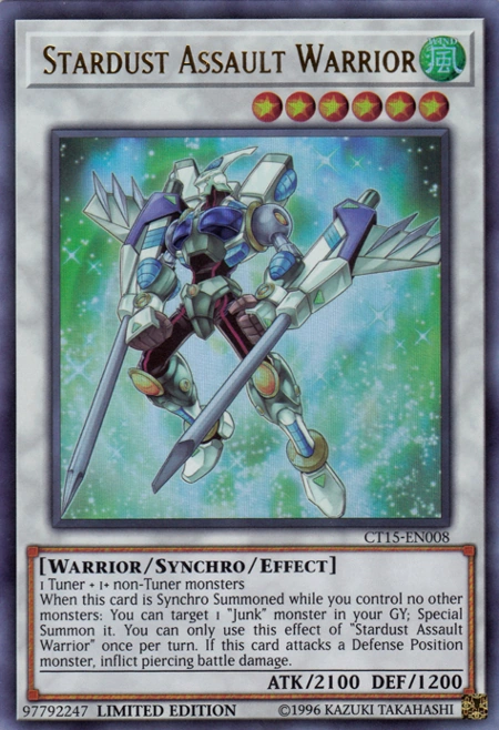 Stardust Assault Warrior | Yu-Gi-Oh! Wiki | Fandom