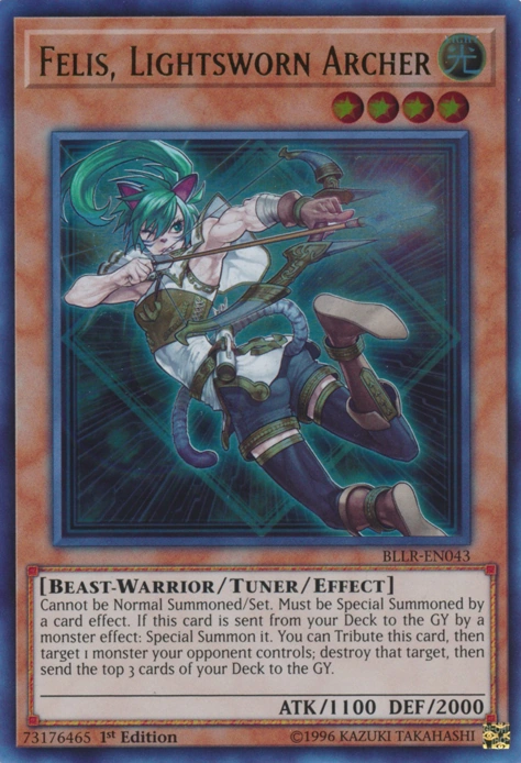 Felis, Lightsworn Archer | Yu-Gi-Oh! Wiki | Fandom