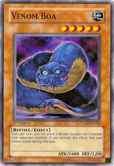 Venom Boa | Yu-Gi-Oh! Wiki | Fandom