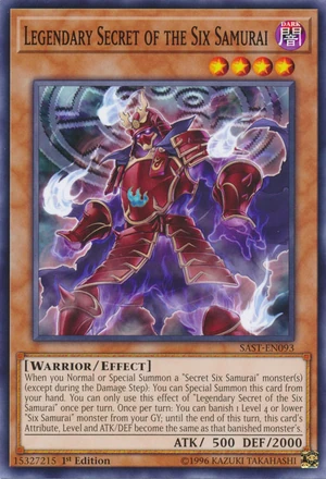 Legendary Secret of the Six Samurai | Yu-Gi-Oh! Wiki | Fandom