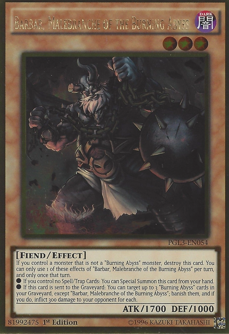 Barbar, Malebranche of the Burning Abyss | Yu-Gi-Oh! Wiki | Fandom