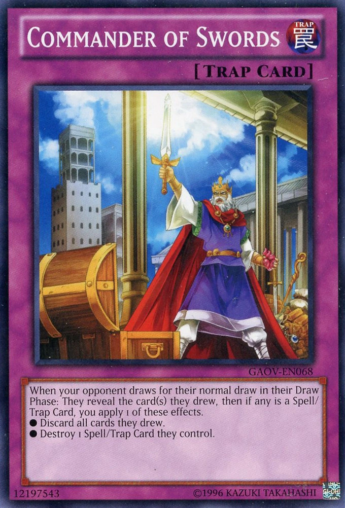 Card Gallery:Commander of Swords | Yu-Gi-Oh! Wiki | Fandom