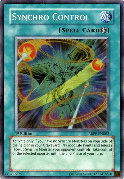 Synchro Control | Yu-Gi-Oh! Wiki | FANDOM powered by Wikia