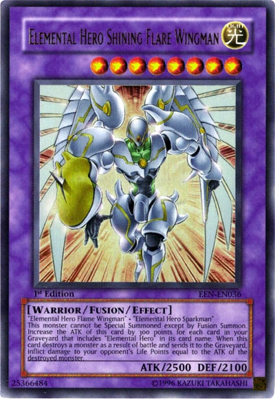Card Errata:Elemental HERO Shining Flare Wingman | Yu-Gi-Oh! | Fandom