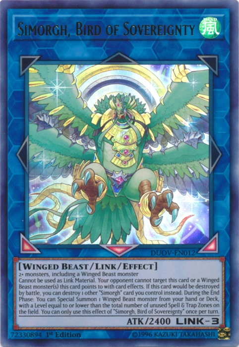 Simorgh, Bird of Sovereignty | Yu-Gi-Oh! Wiki | Fandom