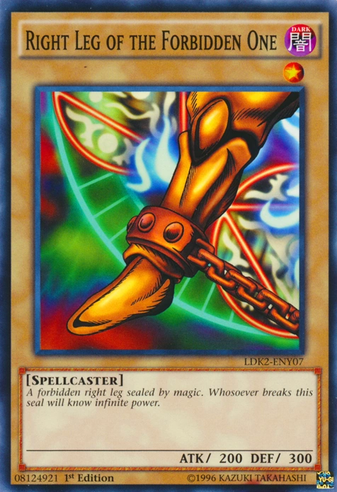 Right Leg of the Forbidden One | Yu-Gi-Oh! | FANDOM powered by Wikia