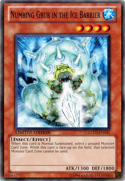 Numbing Grub In The Ice Barrier Yu Gi Oh Fandom Powered By Wikia