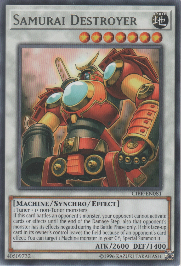 Card Gallery:Samurai Destroyer | Yu-Gi-Oh! Wiki | Fandom