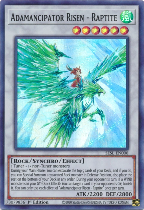 Adamancipator Risen - Raptite | Yu-Gi-Oh! Wiki | Fandom