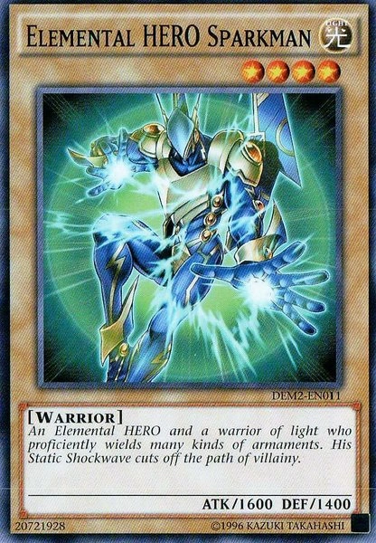 Elemental HERO Sparkman | Yu-Gi-Oh! Wiki | Fandom