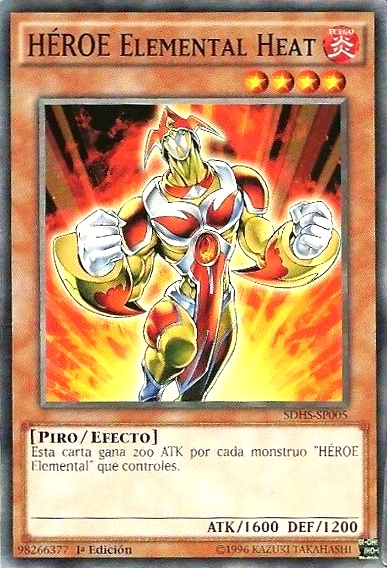 HÉroe Elemental Heat Yu Gi Oh Wiki En Español Fandom Powered By Wikia