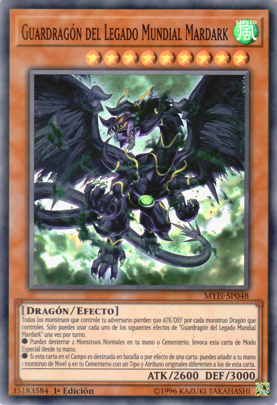 Guardragón del Legado Mundial Mardark | Yu-Gi-Oh! Wiki en Español | Fandom