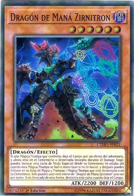 Dragón de Maná Zirnitron | Yu-Gi-Oh! Wiki en Español | FANDOM powered ...