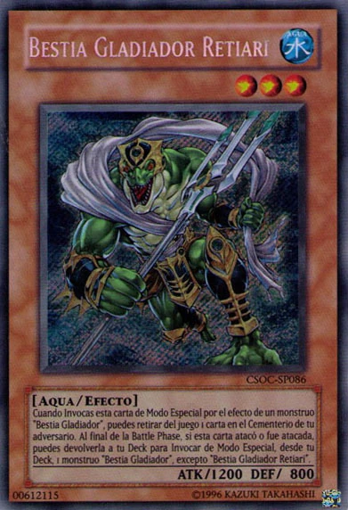Imagen - Bestia gladiador retiari.jpg | Yu-Gi-Oh! Wiki en Español ...