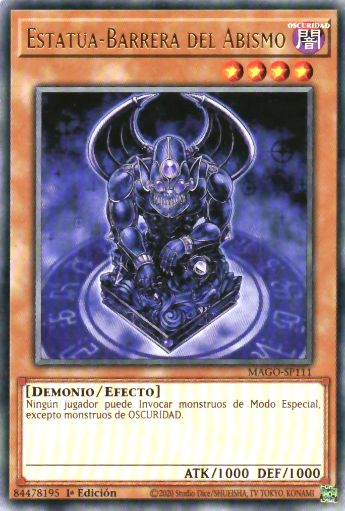 Estatua-Barrera del Abismo | Yu-Gi-Oh! Wiki en Español | FANDOM powered by Wikia
