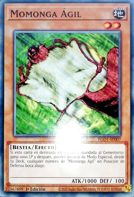 Imagen - Momonga ágil.jpg | Yu-Gi-Oh! Wiki en Español | FANDOM powered ...