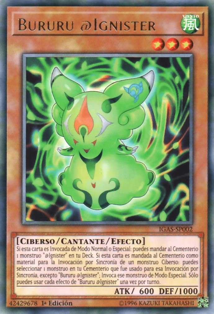 Bururu @Ignister | Yu-Gi-Oh! Wiki en Español | Fandom