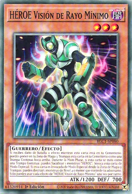 HÉROE Visión de Rayo Mínimo | Yu-Gi-Oh! Wiki en Español | Fandom