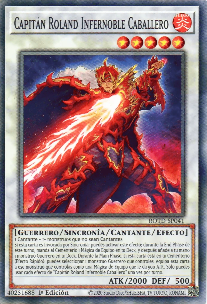 Capitán Roland Infernoble Caballero | Yu-Gi-Oh! Wiki en Español | Fandom
