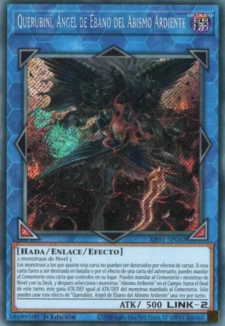 Querubiní, Ángel de Ébano del Abismo Ardiente | Yu-Gi-Oh! Wiki en Español | Fandom