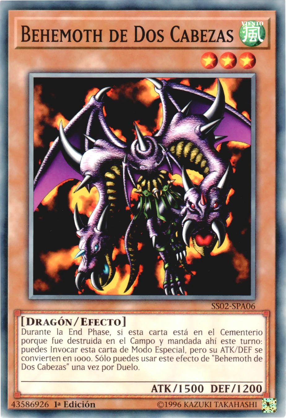 Behemoth de Dos Cabezas | Yu-Gi-Oh! Wiki en Español | Fandom
