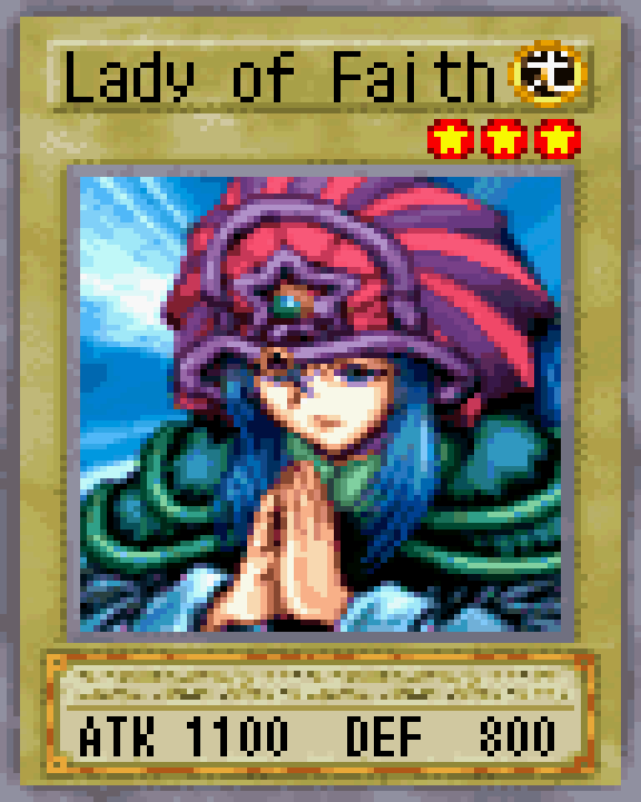 Lady Of Faith Yu Gi Oh World Championship Wiki Fandom