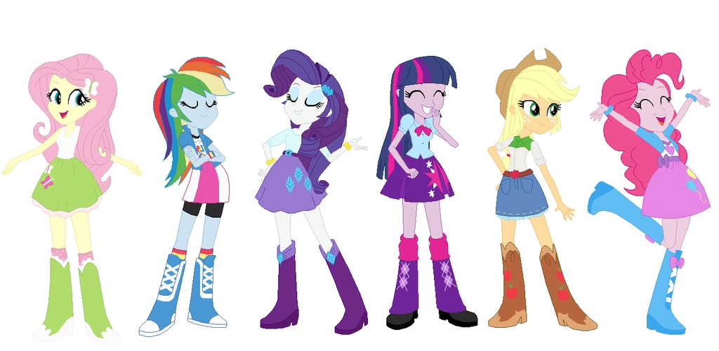 Human Mane 6 Wallpaper