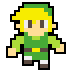 8 Bit Link Png