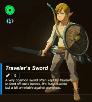 Traveler's Sword | Zeldapedia | Fandom
