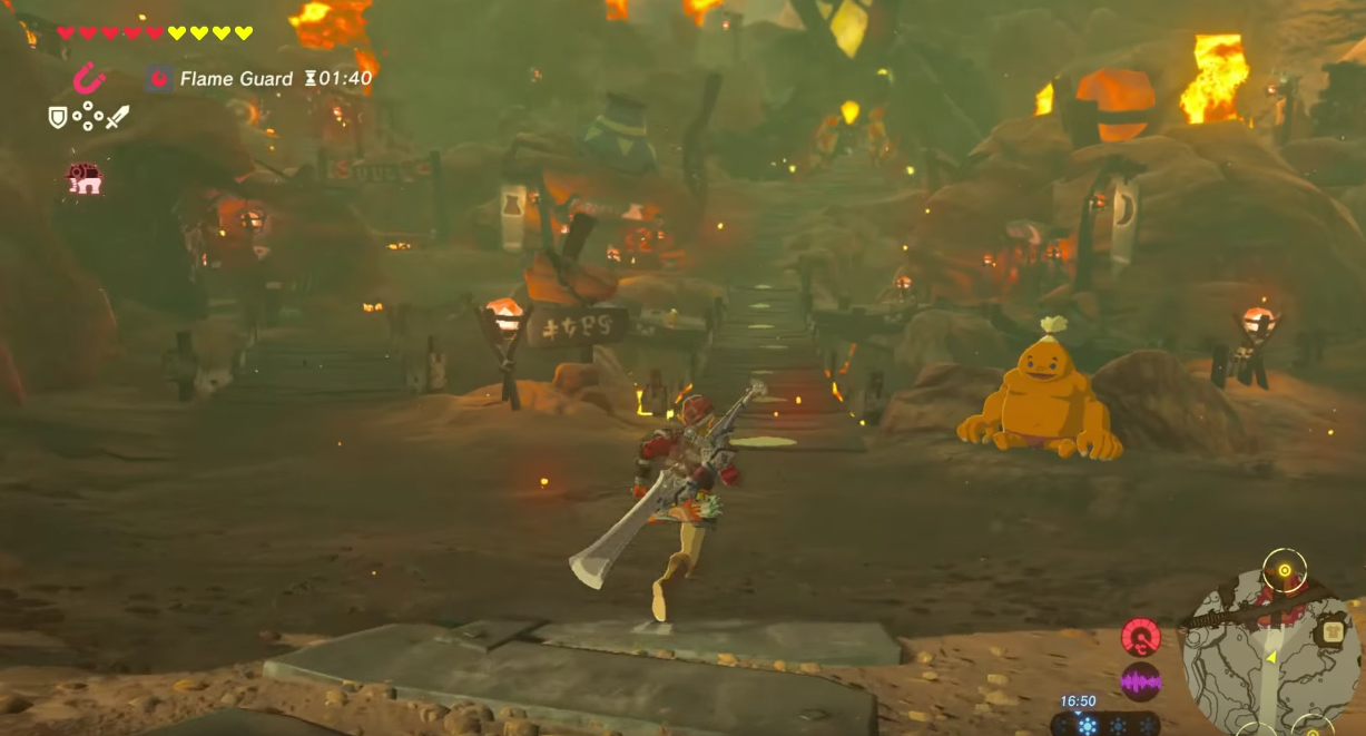 Imagen Link En La Ciudad Goron Botw Png The Legend Of Zelda Wiki