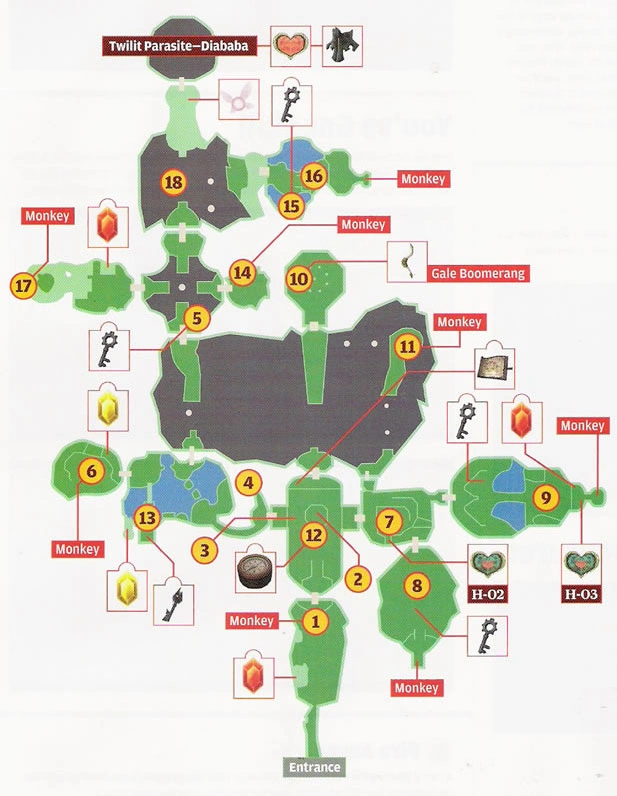 Image - Forest Temple Map (Twilight Princess).png | Zeldapedia | FANDOM powered by Wikia