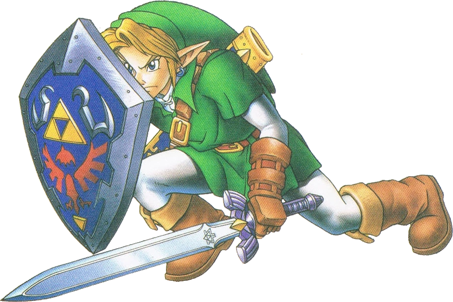 Image - Link Defending (Ocarina of Time).png | Zeldapedia | FANDOM ...