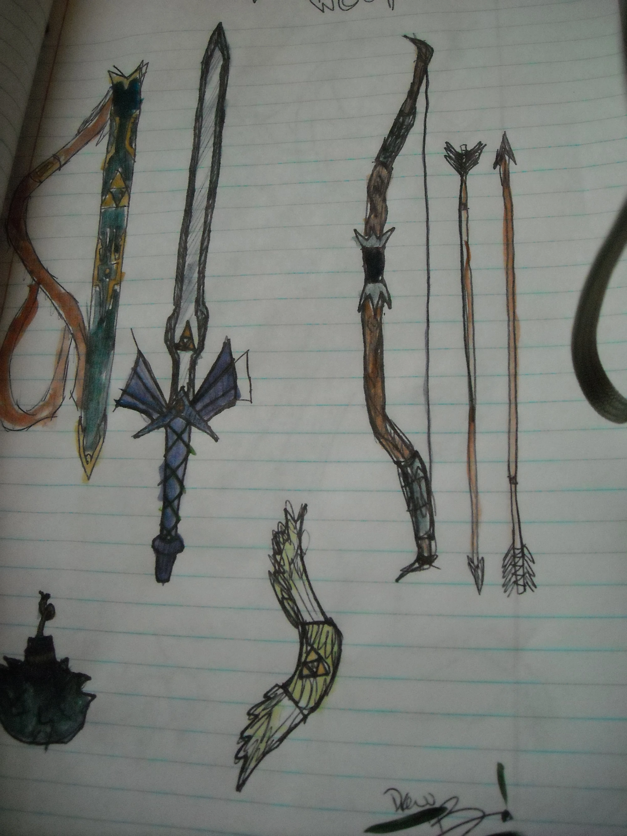 Image - Link's weapons.jpg | Zelda Fanon Wiki | FANDOM powered by Wikia