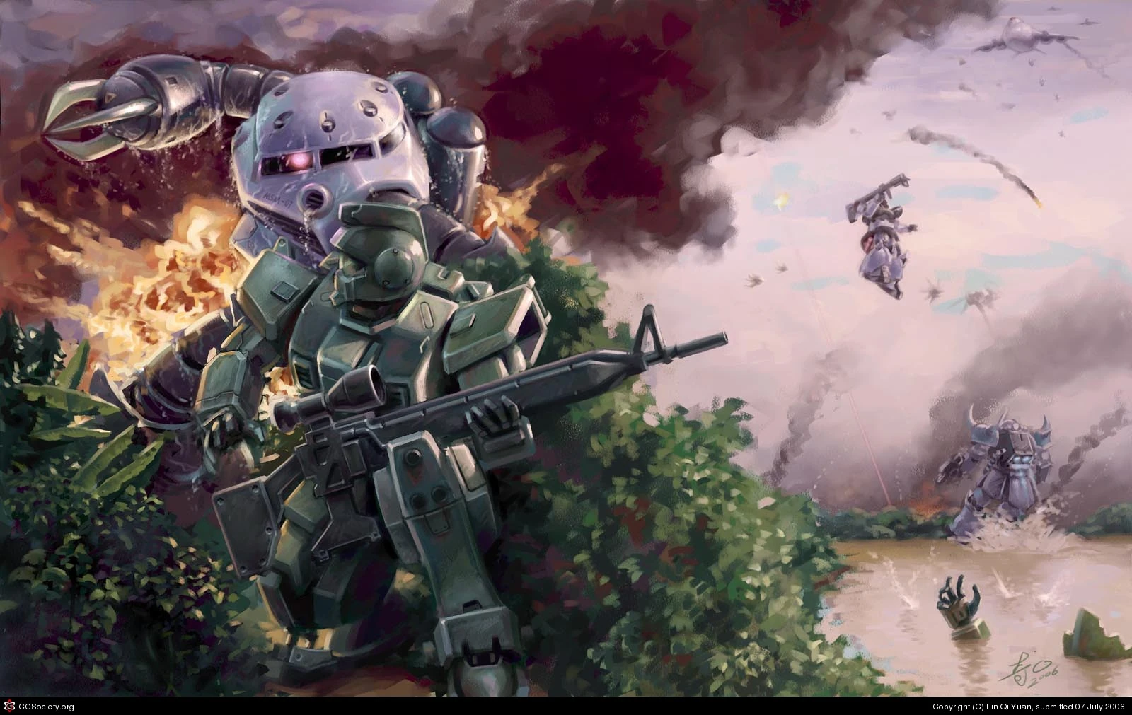 Invasion of Jaburo (One Year War) | Zeon Central Wiki | FANDOM powered ...