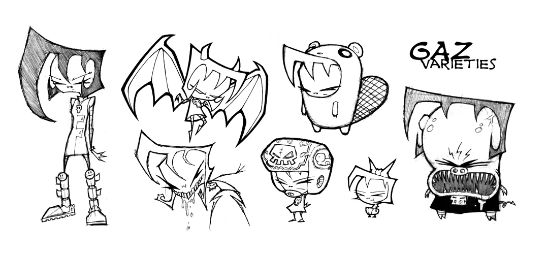 Invader Zim Characters Gaz