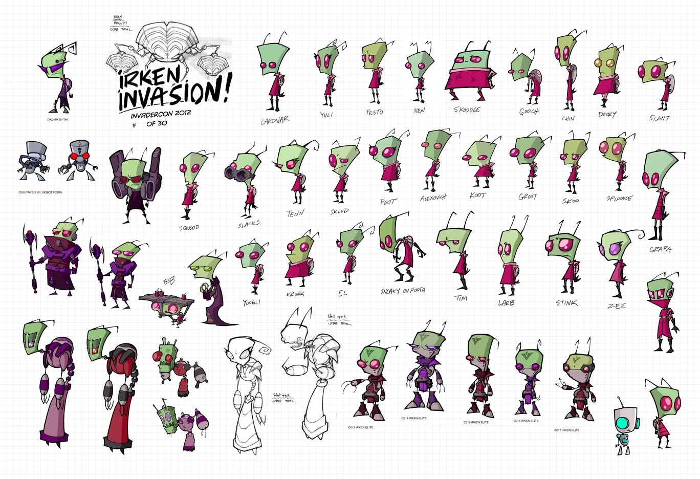 Invader Con Concept Art | Invader ZIM Wiki | FANDOM powered by Wikia